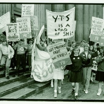 School students’ strike against Youth Training Scheme conscription ...