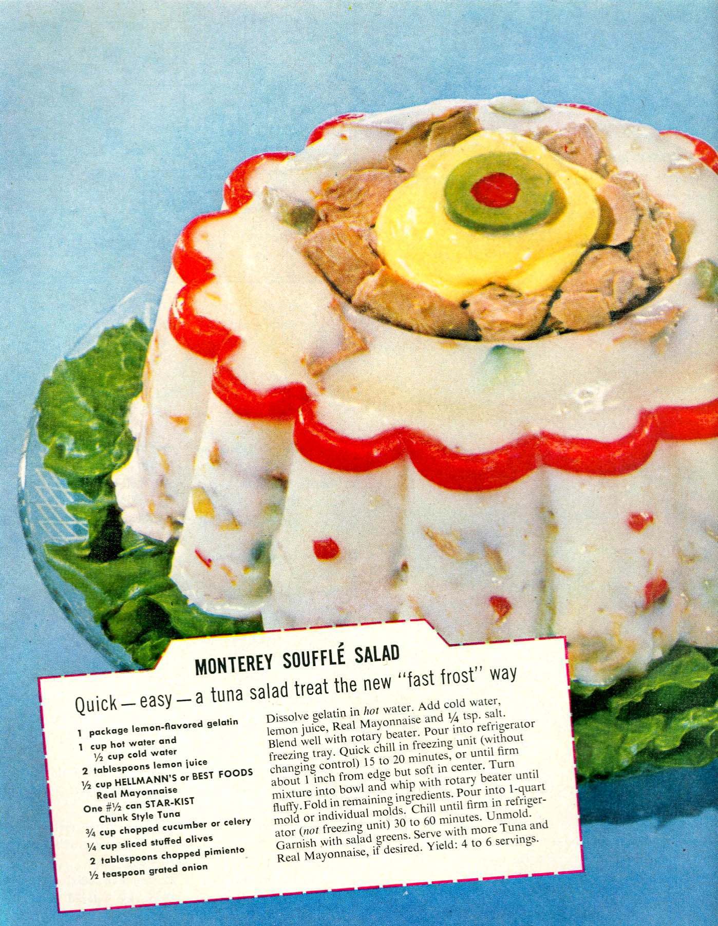 Meals In A Mold The Mid Century s Love Affair With Gelatin Flashbak