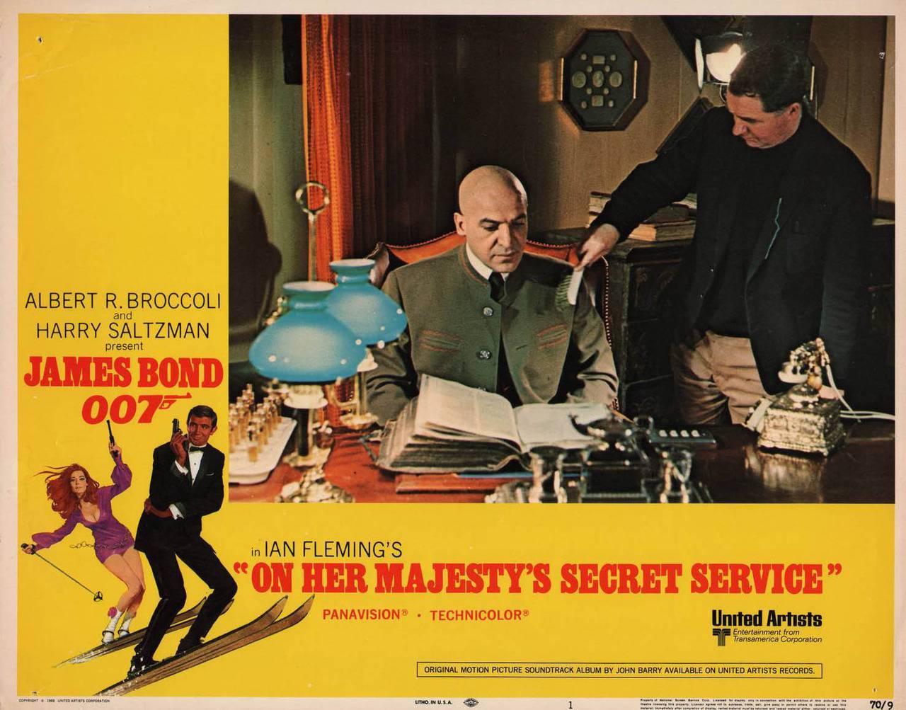On Her Majesty’s Secret Service, US lobby card #1. 1969 - Flashbak