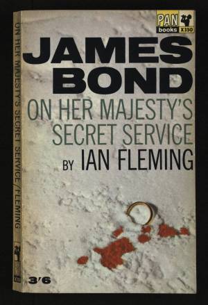 On Her Majesty's Secret Service”. Cover designed by Raymond Hawkey ...