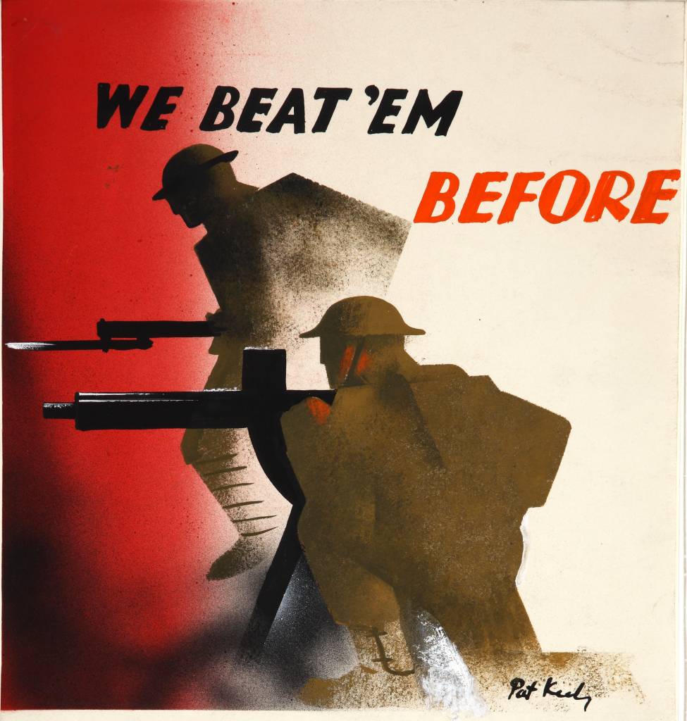 INF3-136_War_Effort_We_beat_'em_before._We_will_beat_'em_again ...
