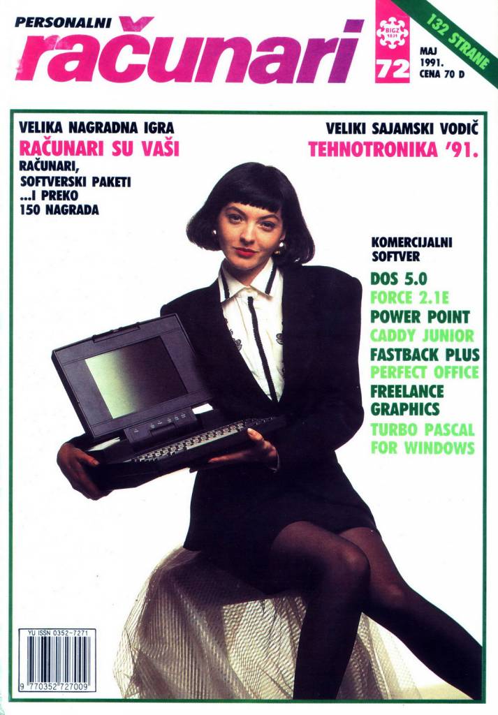 Yugoslavian Computer Magazine Cover Girls of the 1980s-90s - Flashbak