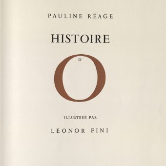 Histoire d'O published by Cercle du Livre Précieux in 1962 - Flashbak
