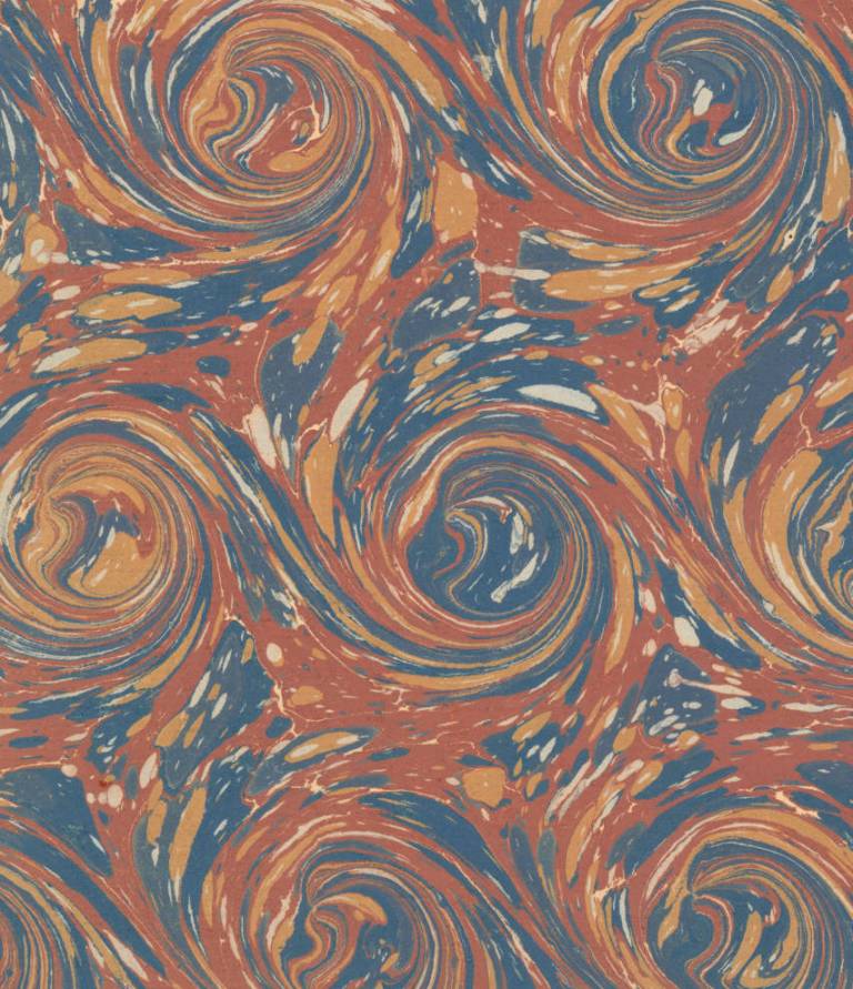 The Art of Marbling: 19th Century Decorated and Decorative Paper - Flashbak