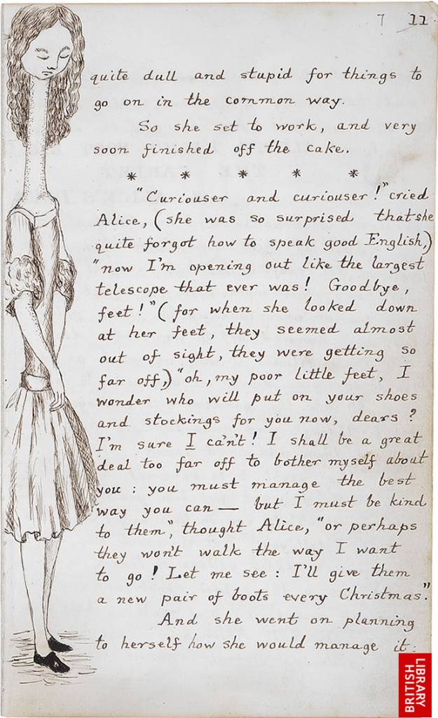 Lewis Carroll's Original Illustrations For Alice’s Adventures In ...