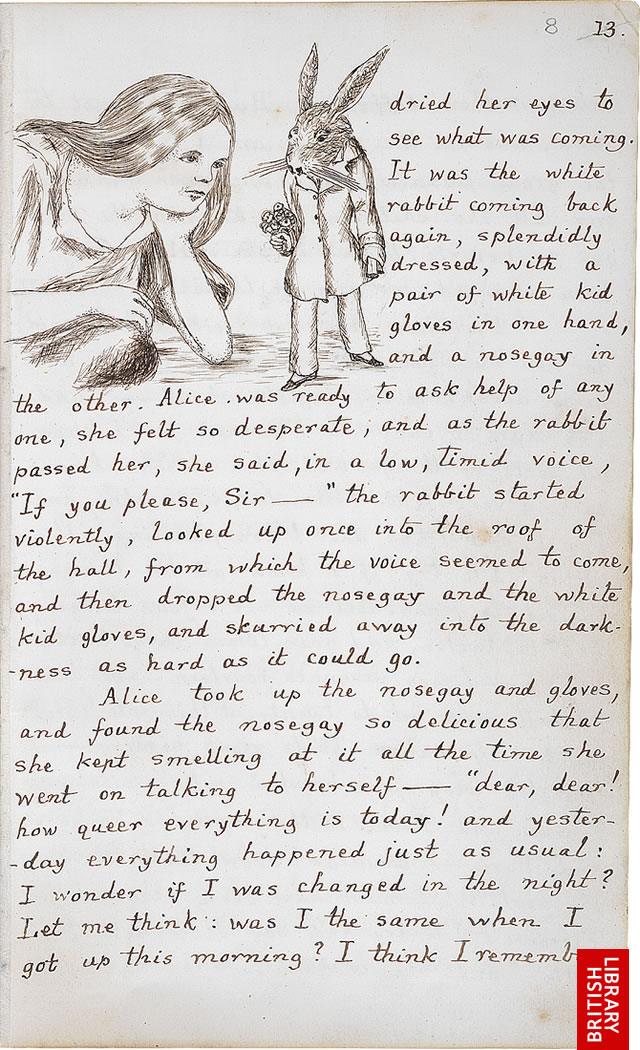 Lewis Carroll's Original Illustrations For Alice’s Adventures In ...