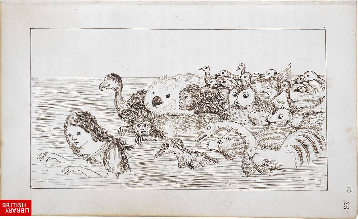 Lewis Carroll's Original Illustrations For Alice’s Adventures In ...