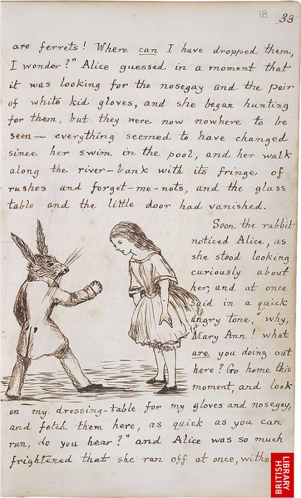 Lewis Carroll's Original Illustrations For Alice’s Adventures In ...