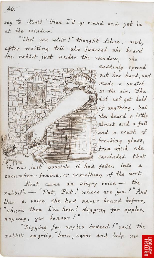 Lewis Carroll's Original Illustrations For Alice’s Adventures In ...