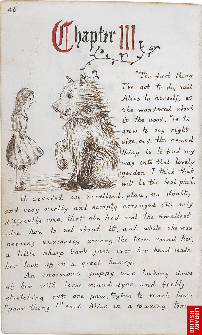 Lewis Carroll's Original Illustrations For Alice’s Adventures In ...