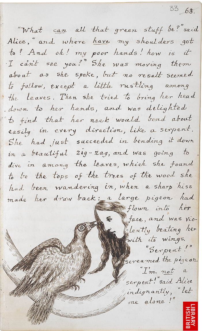 Lewis Carroll's Original Illustrations For Alice’s Adventures In ...
