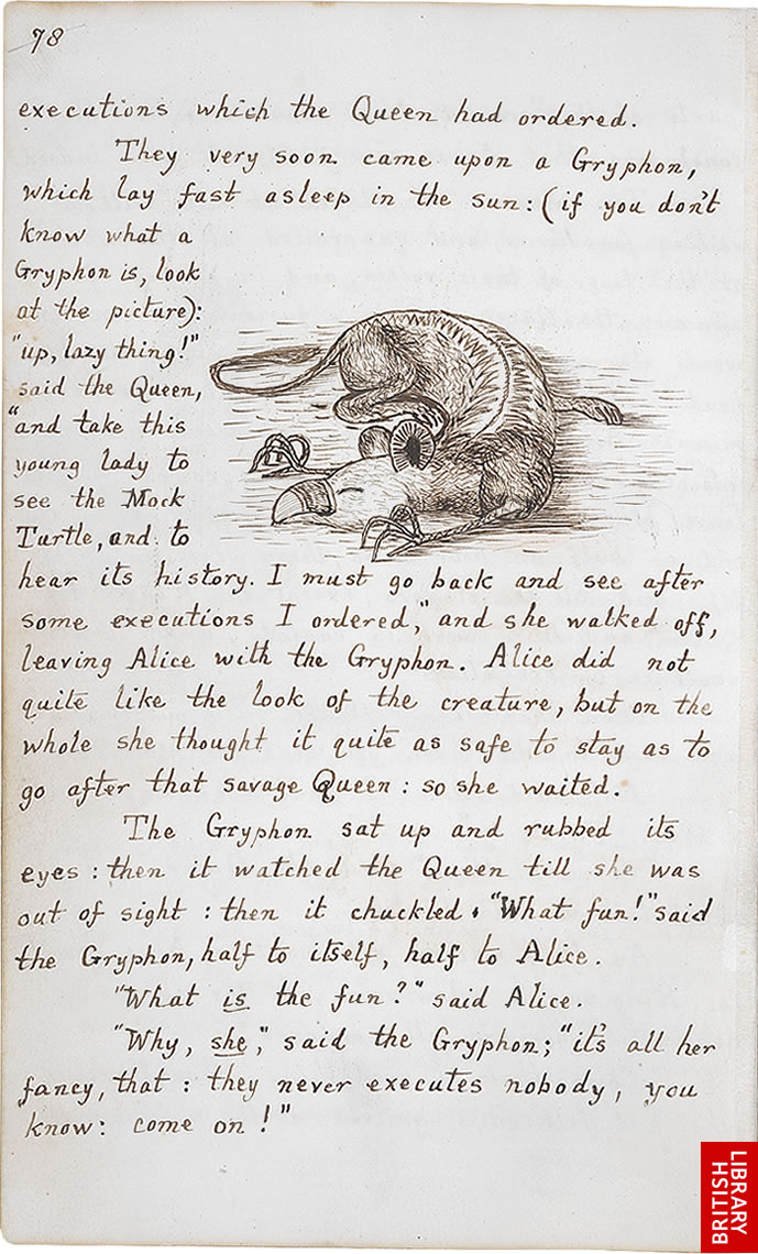 Lewis Carroll's Original Illustrations For Alice’s Adventures In ...