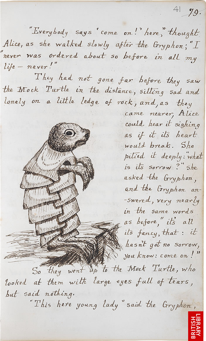 Lewis Carroll's Original Illustrations For Alice’s Adventures In ...
