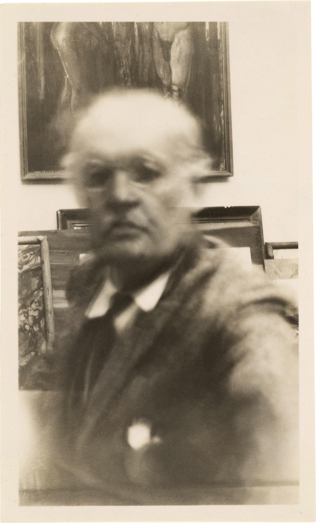 Edvard Munch (Norwegian, 1863-1944) Self-Portrait in front of ...