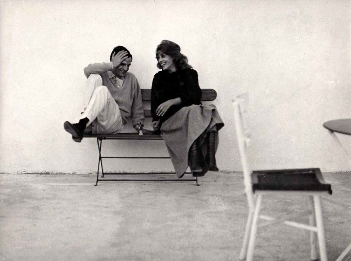 François Truffaut and Jeanne Moreau on the set of Jules et Jim 1961 ...
