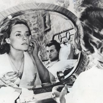Jeanne Moreau and Henri Serre in Jules et Jim directed by François ...