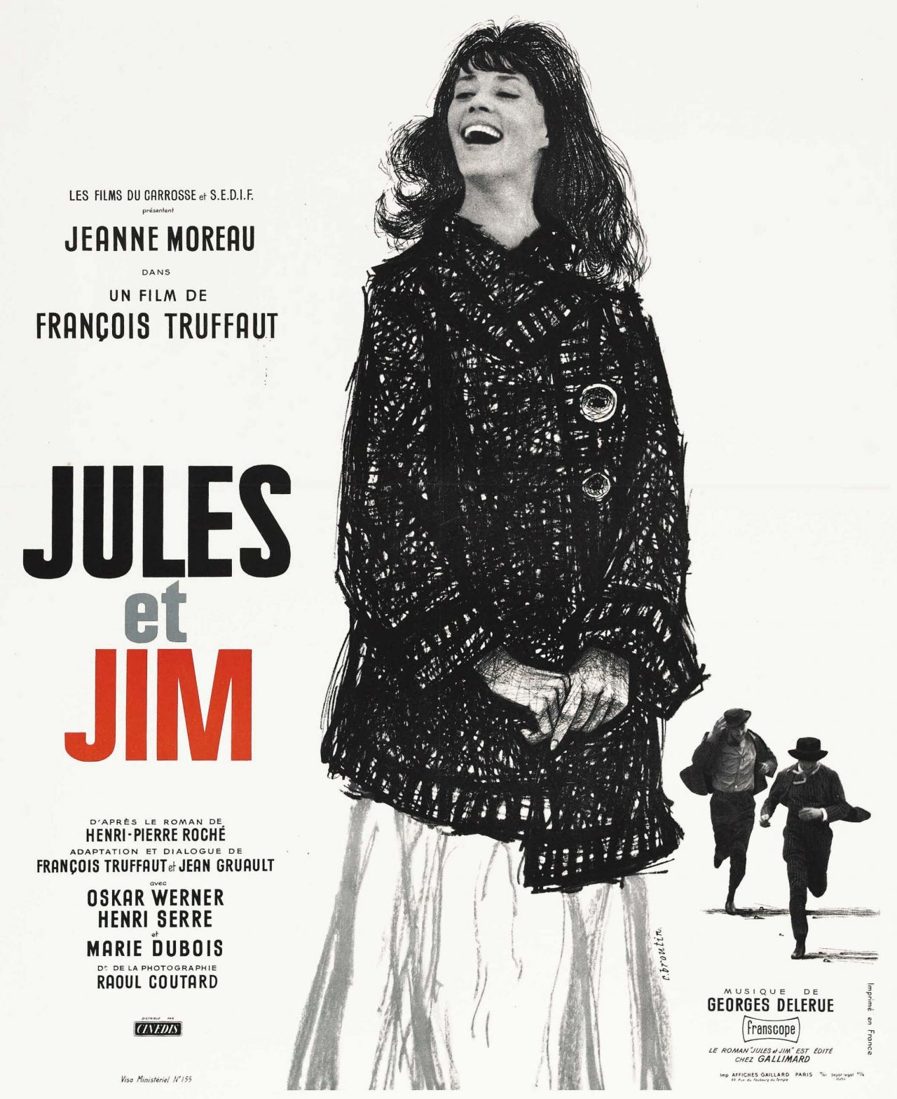 Poster of Jules et Jim directed by François Truffaut, 1962 - Flashbak