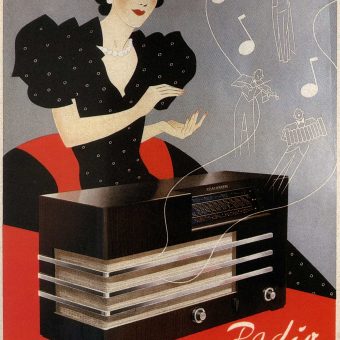 1935 ‘Radio Telefunken’ ad poster - Flashbak