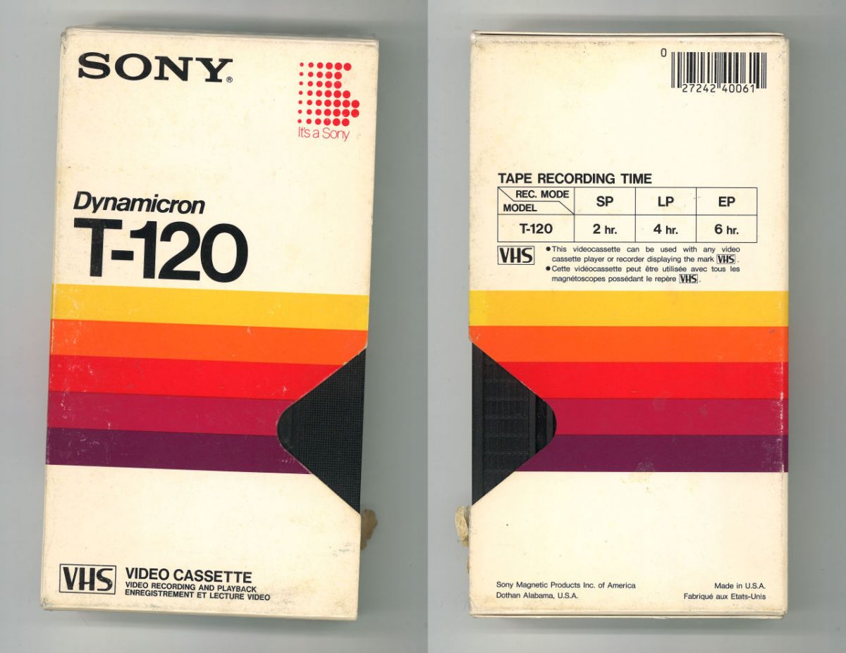 Blank VHS Cassette Packaging Design Trends A Lost Art Flashbak