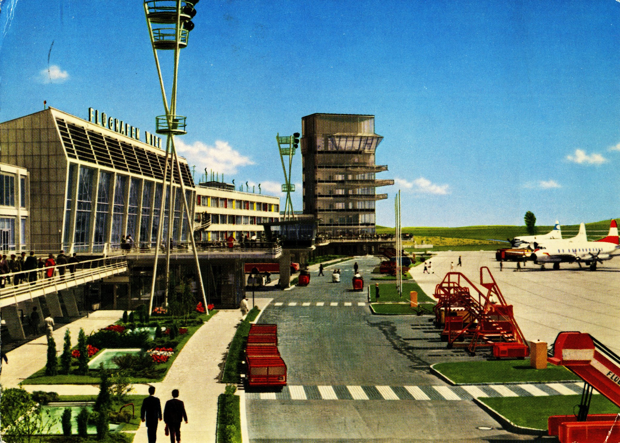 A Wonderful Collection of Mid-Century Postcards of Airports From Around ...