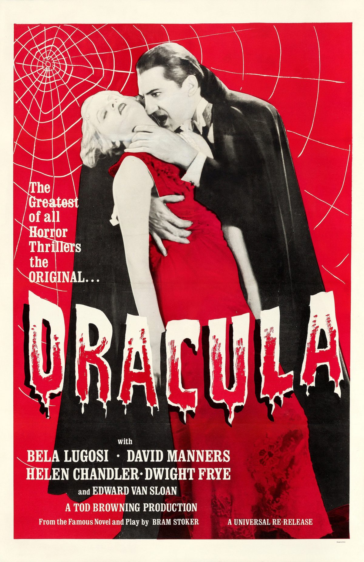 Kunst Antiquit ten Kunst Kunstplakate Dracula Bela Lugosi 1931 Horror 