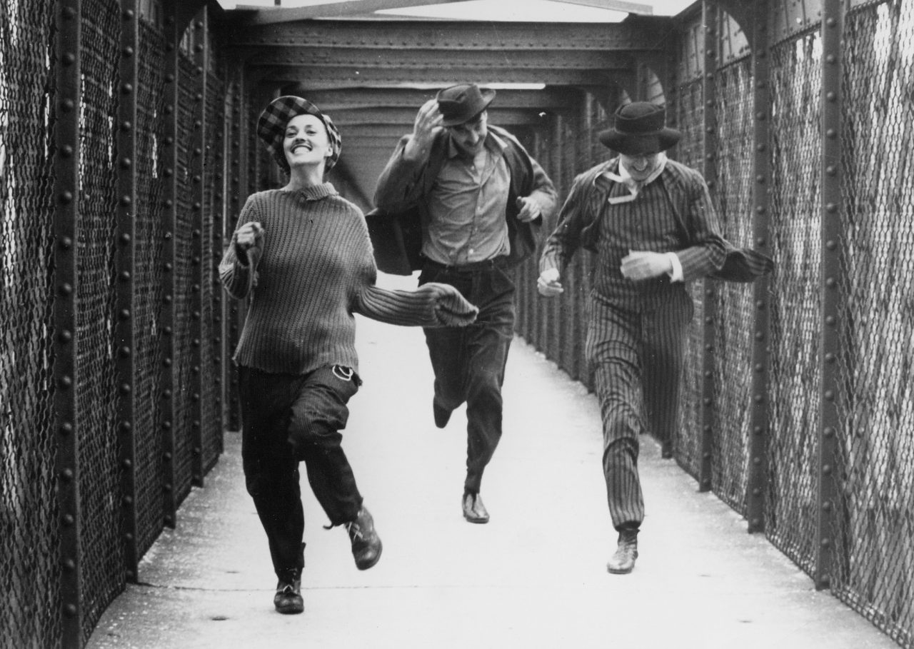 Jeanne Moreau, Henri Serre and Oskar Werner by Raymond Cauchetier in ...