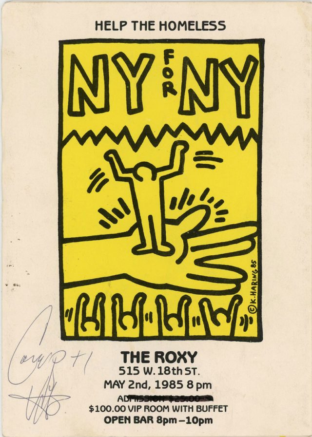 Keith Haring's Designs For New York Art Shows and Parties - 1980s ...