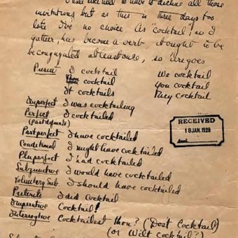 F. Scott Fitzgerald conjugates to Cocktail, the Ultimate Jazz-Age Verb ...
