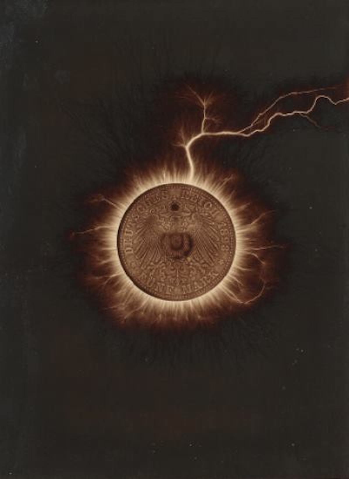 Hermann Schnauss, Electrograph of a five-Mark coin, 1900. - Flashbak