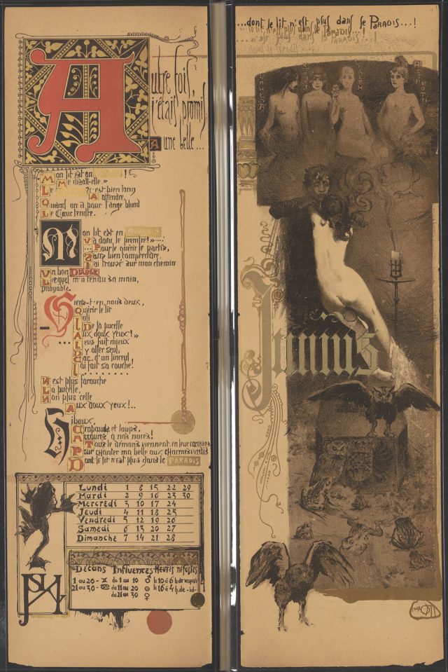Manuel Orazi's Occultist Magic Calendar Mil DCCCXCVI, 1895 - Flashbak