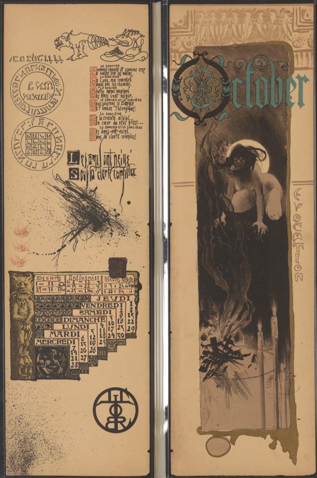 Manuel Orazi's Occultist Magic Calendar Mil DCCCXCVI, 1895 - Flashbak