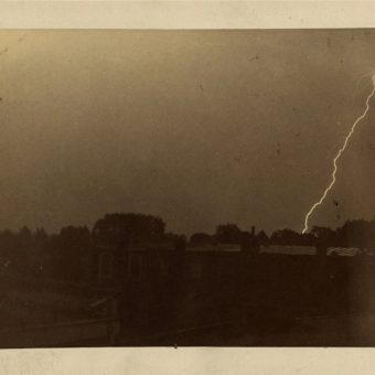 W. N. Jennings Very Early Photographic Study of Lightning, 1890s copy ...