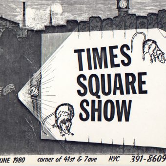 Christy Rupp, Times Square Show, Signed Poster, 1980 - Flashbak