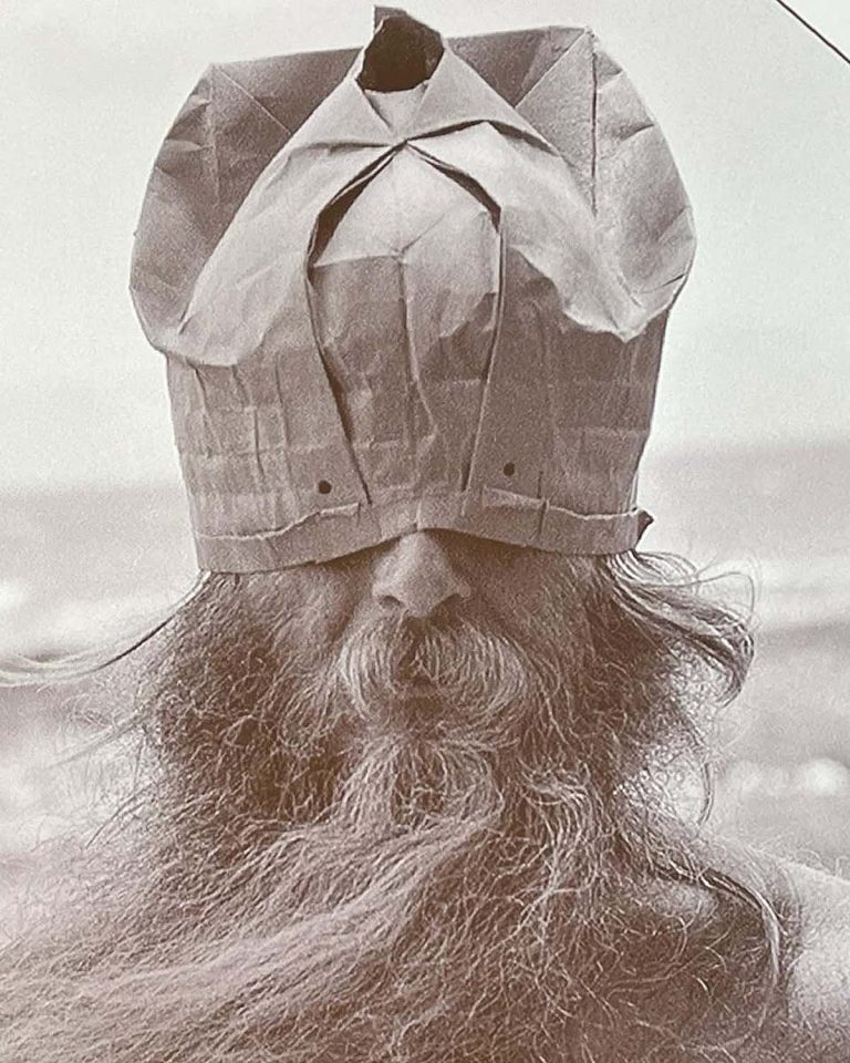 The Brilliant Paper Bag Hats Made by Self-Taught Artist moses of Hawaii ...