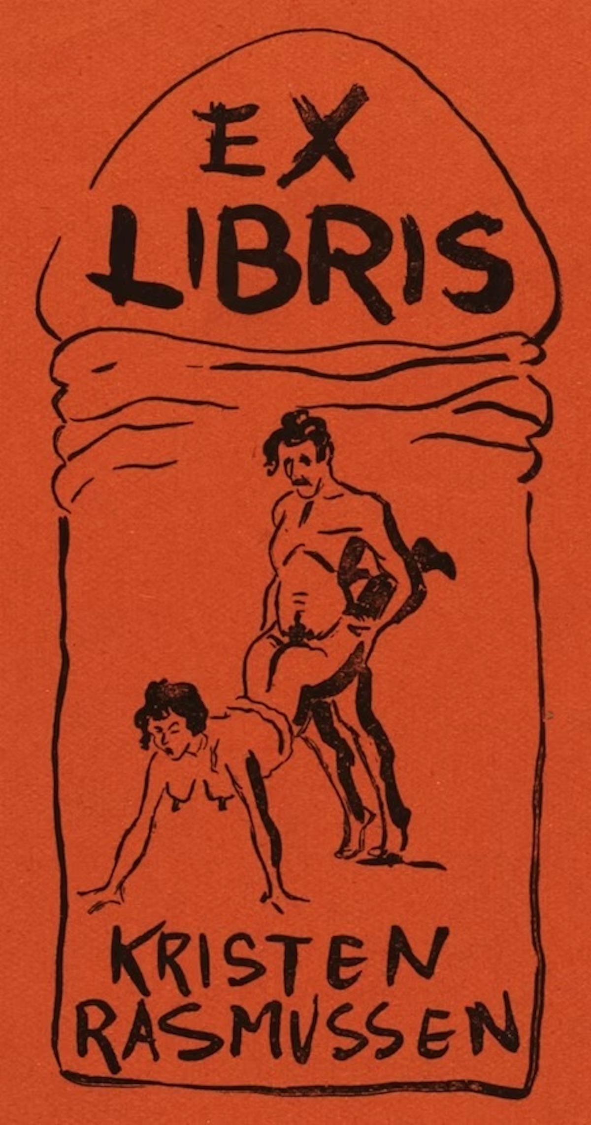 ex libris erotic book - Flashbak