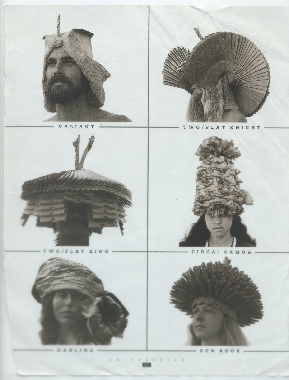 The Brilliant Paper Bag Hats Made by Self-Taught Artist moses of Hawaii ...