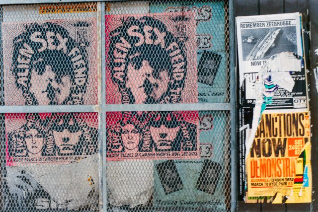 Gigs, Fights And An Alien Sex Fiend: Posters In London, c. 1990 - Flashbak