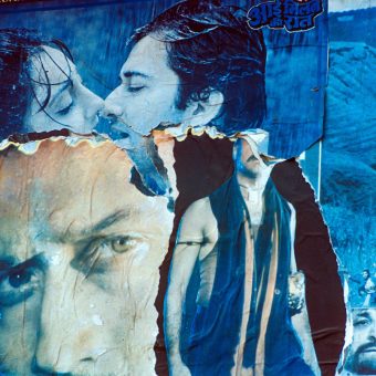 Torn posters, Stepney, Tower Hamlets, 1994, 94-722-42 - Flashbak