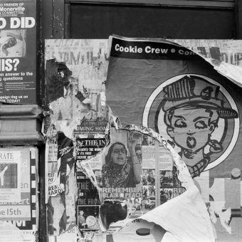 Posters, Stoke Newington High St, Stoke Newington, Hackney, 1989 - Flashbak
