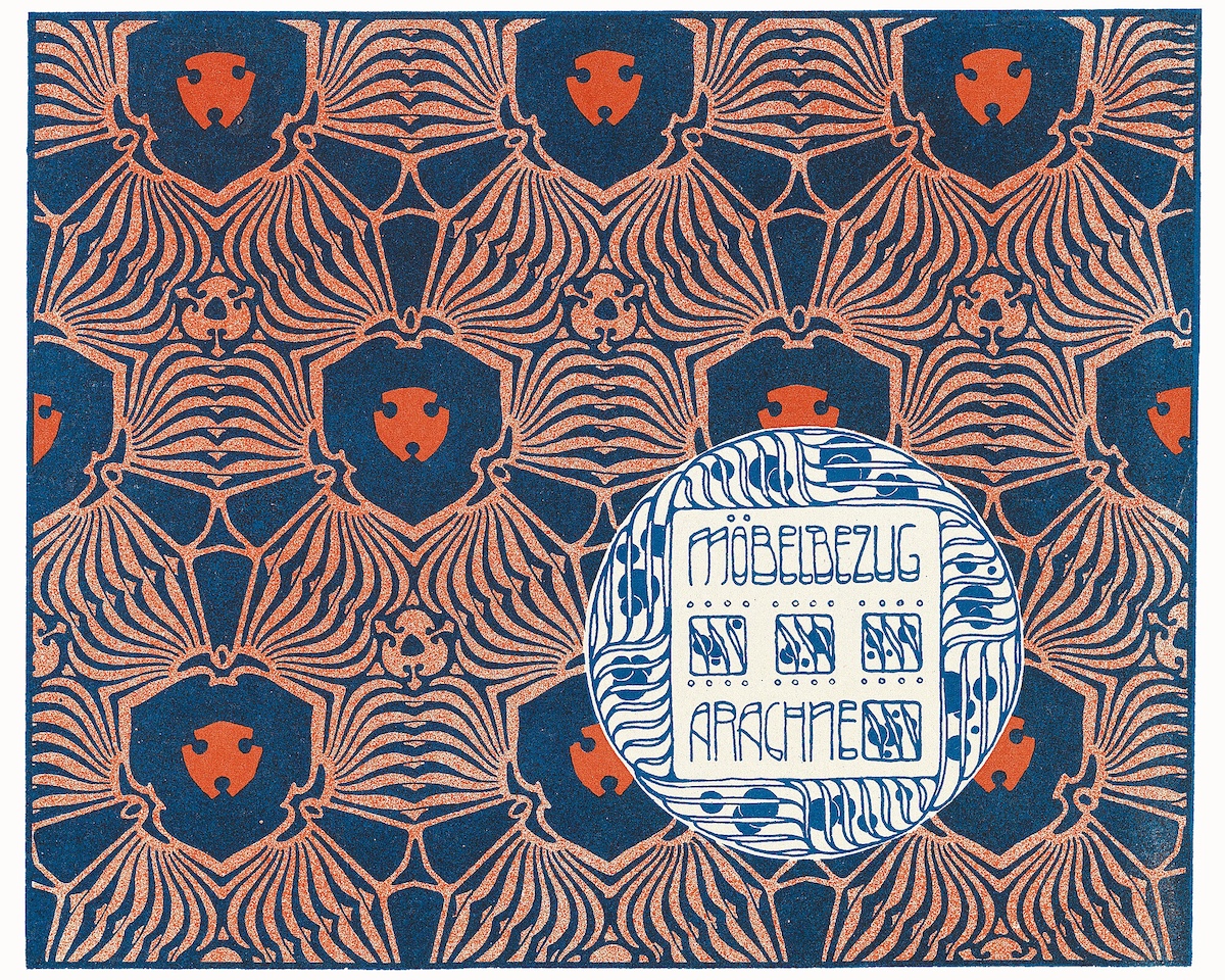 Tapete Astarta from Die Quelle by Koloman Moser, 1901 - Flashbak