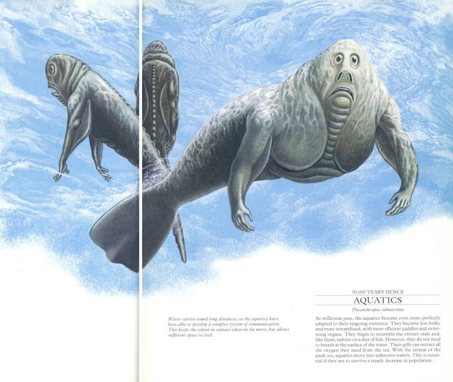 Rewilding Humanity - Dougal Dixon's Man After Man : An Anthropology of the Future (1990) - Flashbak