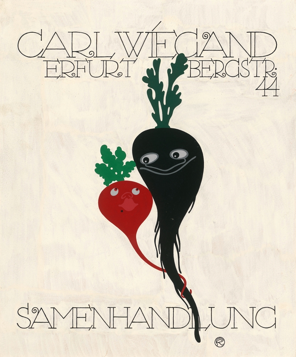 Carl Wiegand Samenhandlung Entwurf (1916) Julius Klinger - Flashbak