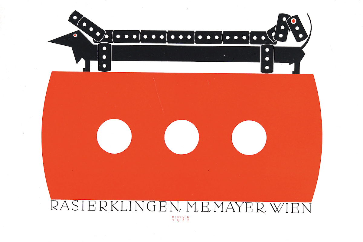 Rasierklingen M. E. Mayer by Julius Klinger, 1922 - Flashbak