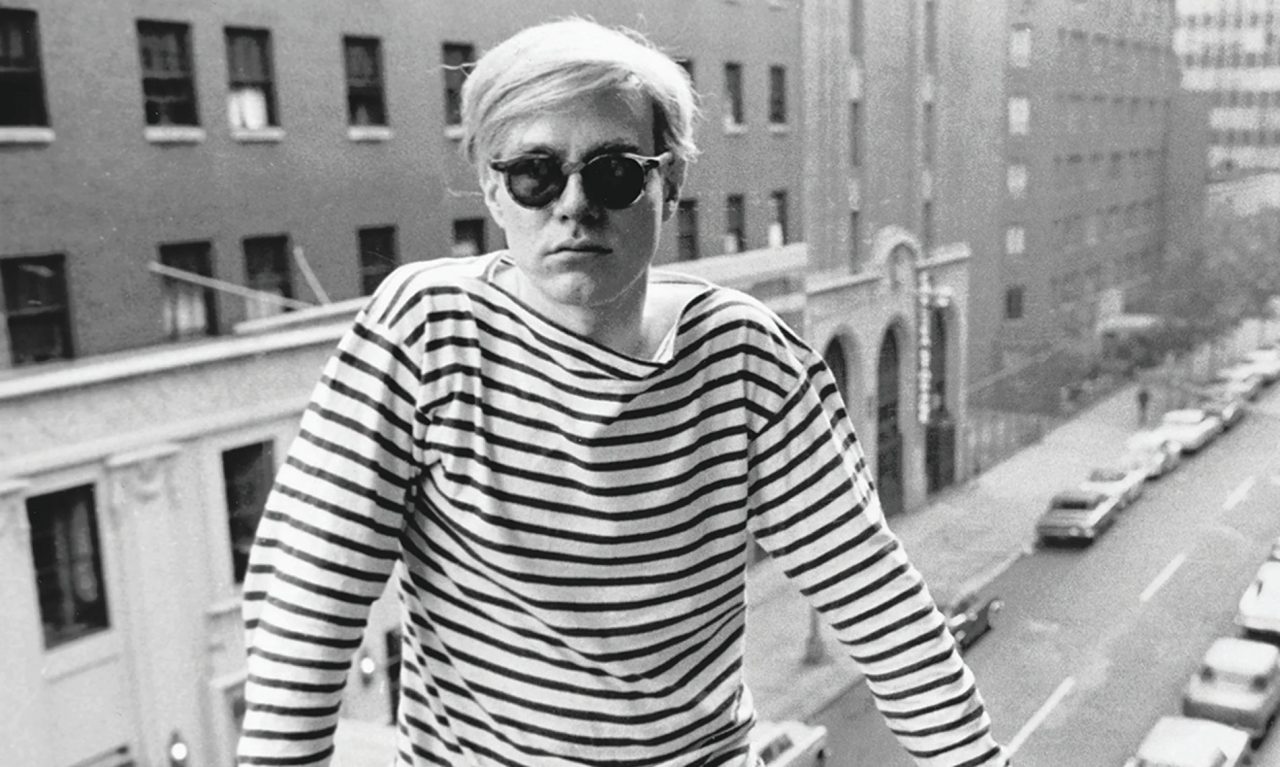 Andy Warhol on the fire escape of the Factory, 231 East 47th Street ...