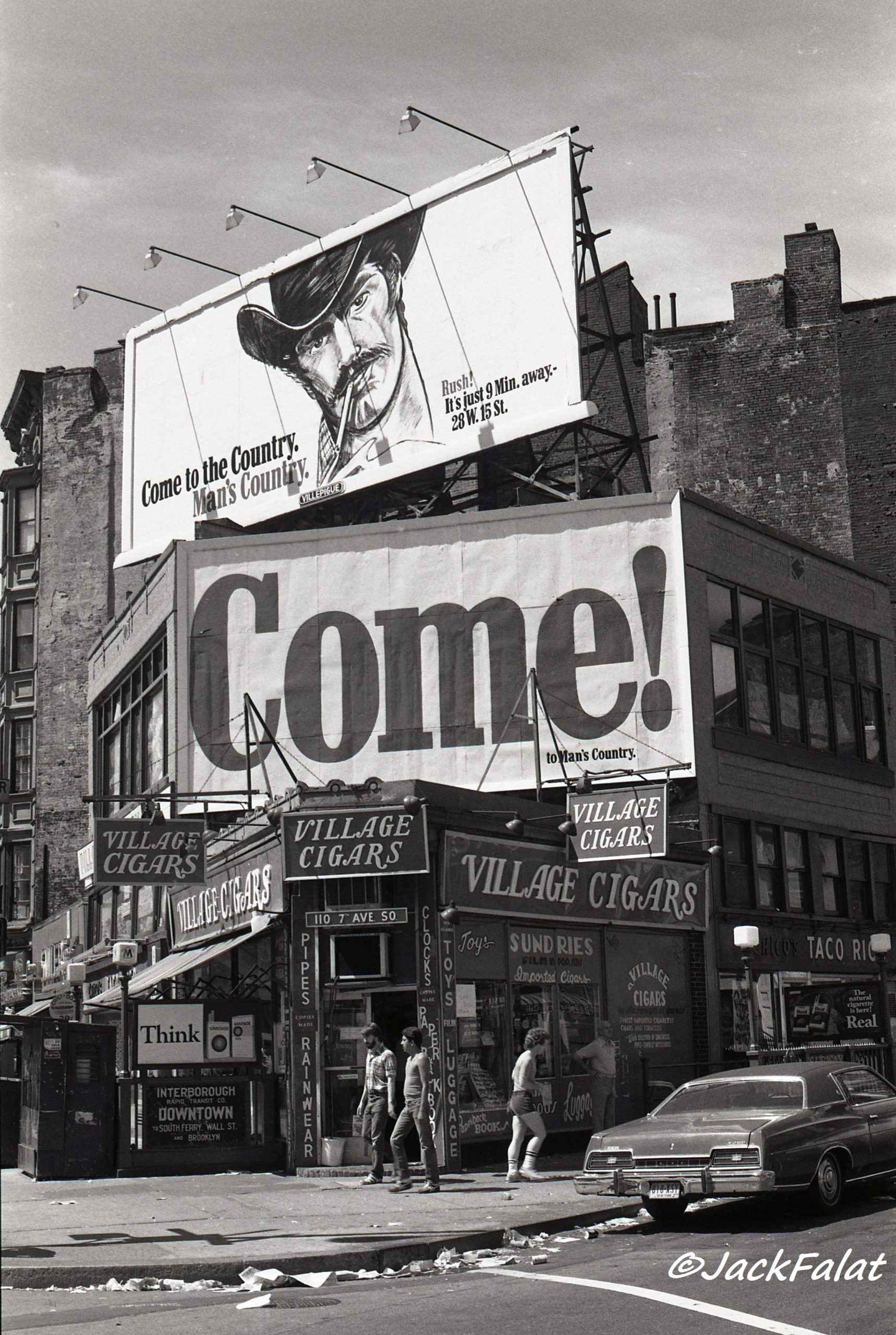 Come To Man's Country - Village Cigars - Flashbak