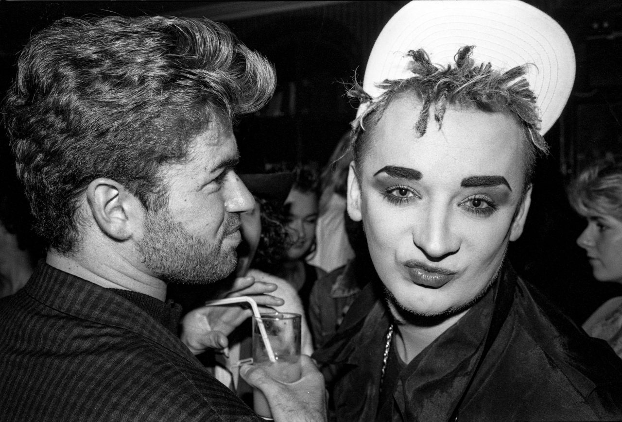 George Michael and Boy George. - Flashbak