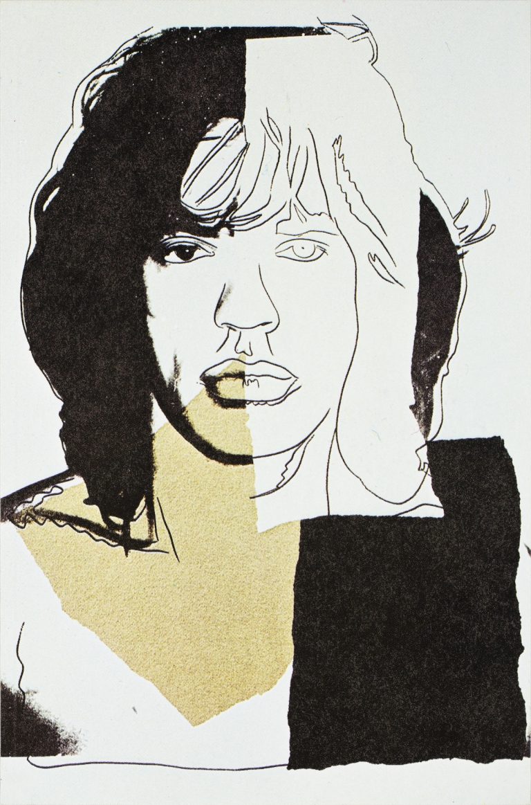 10 Portraits of Mick Jagger by Andy Warhol, 1975 - Flashbak