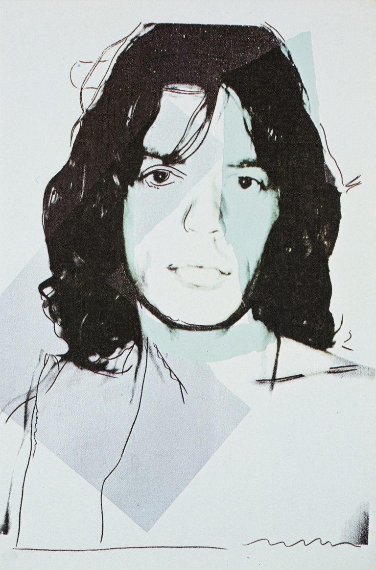 10 Portraits of Mick Jagger by Andy Warhol, 1975 - Flashbak