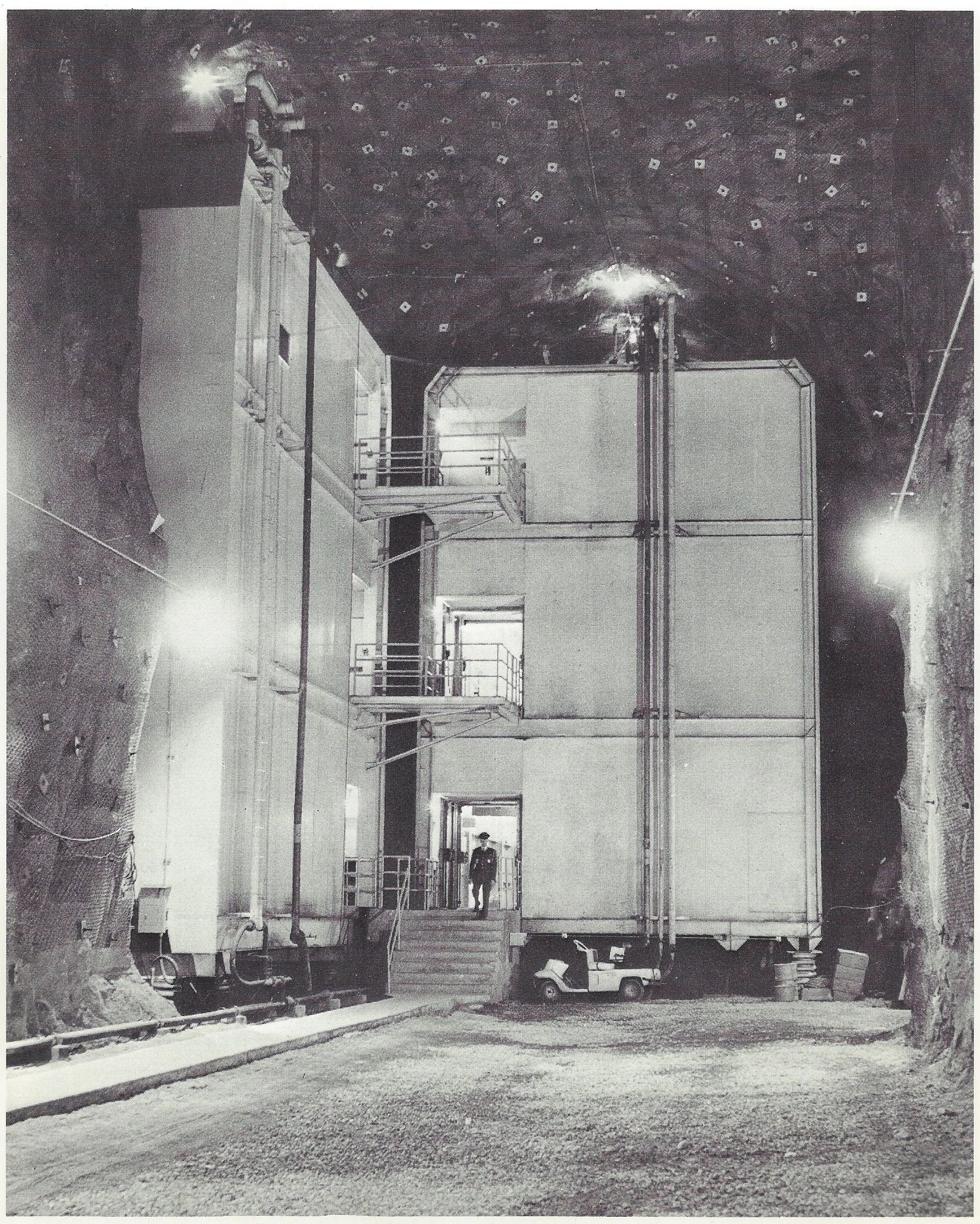 Inside NORAD's Cheyenne Mountain Combat Center, c.1966 - Flashbak