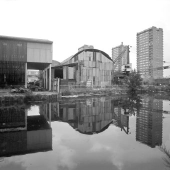 Hertford Union Canal, Old Ford, Tower Hamlets, 1983 - Flashbak